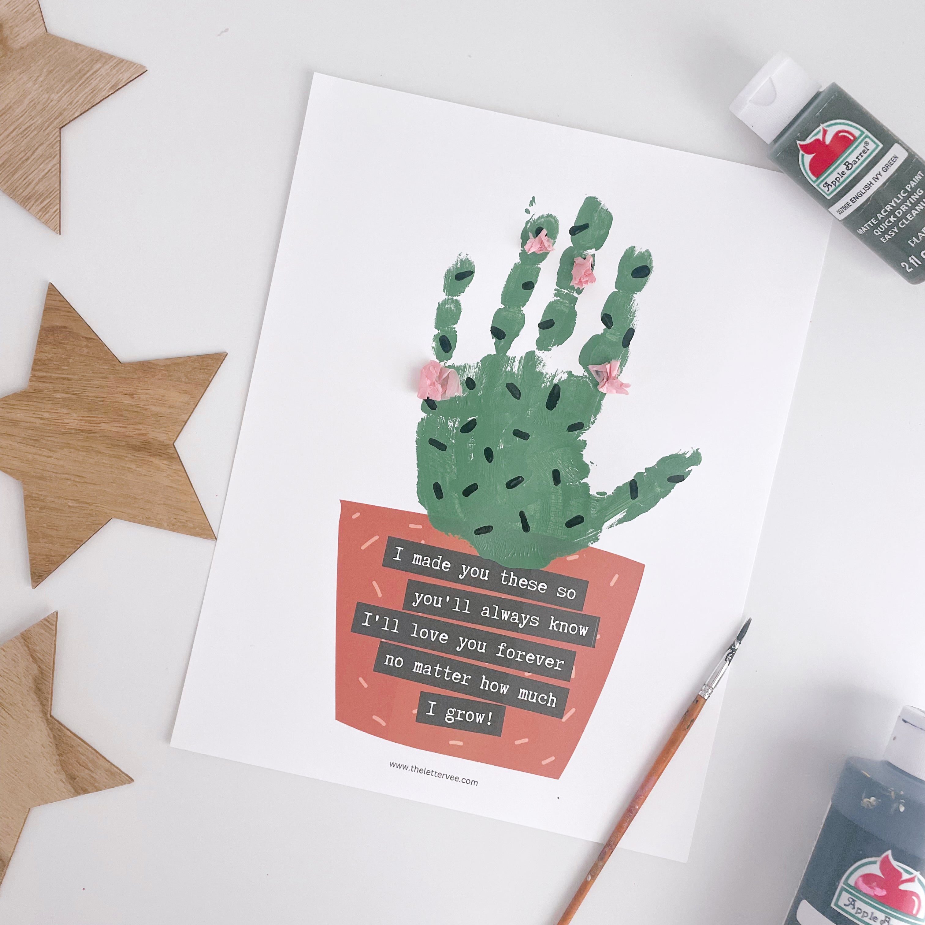Mother's Day Flower Pot and Poem | Printable Activity – The Letter Vee