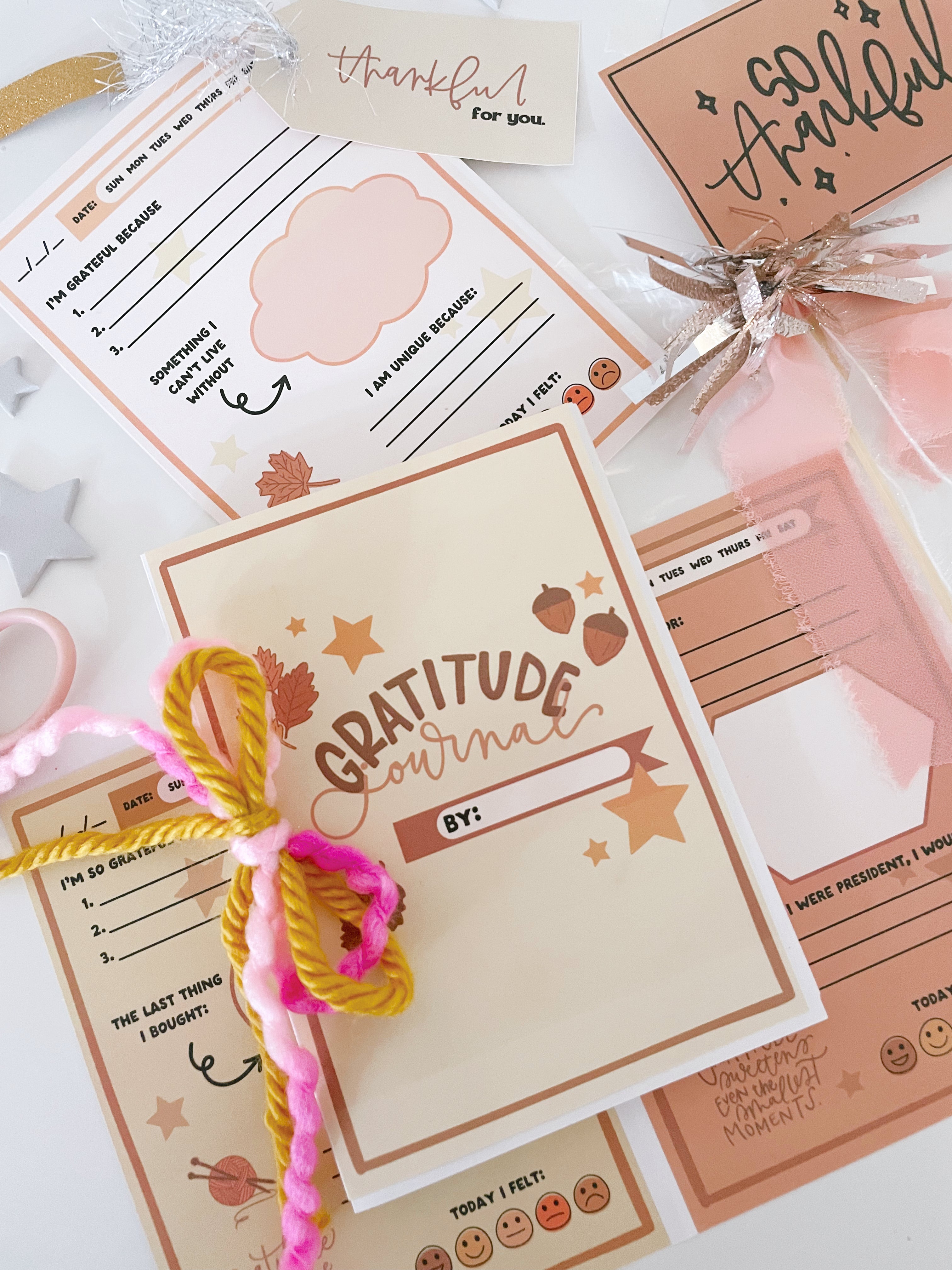 Gratitude Journal | Printable Activity – The Letter Vee