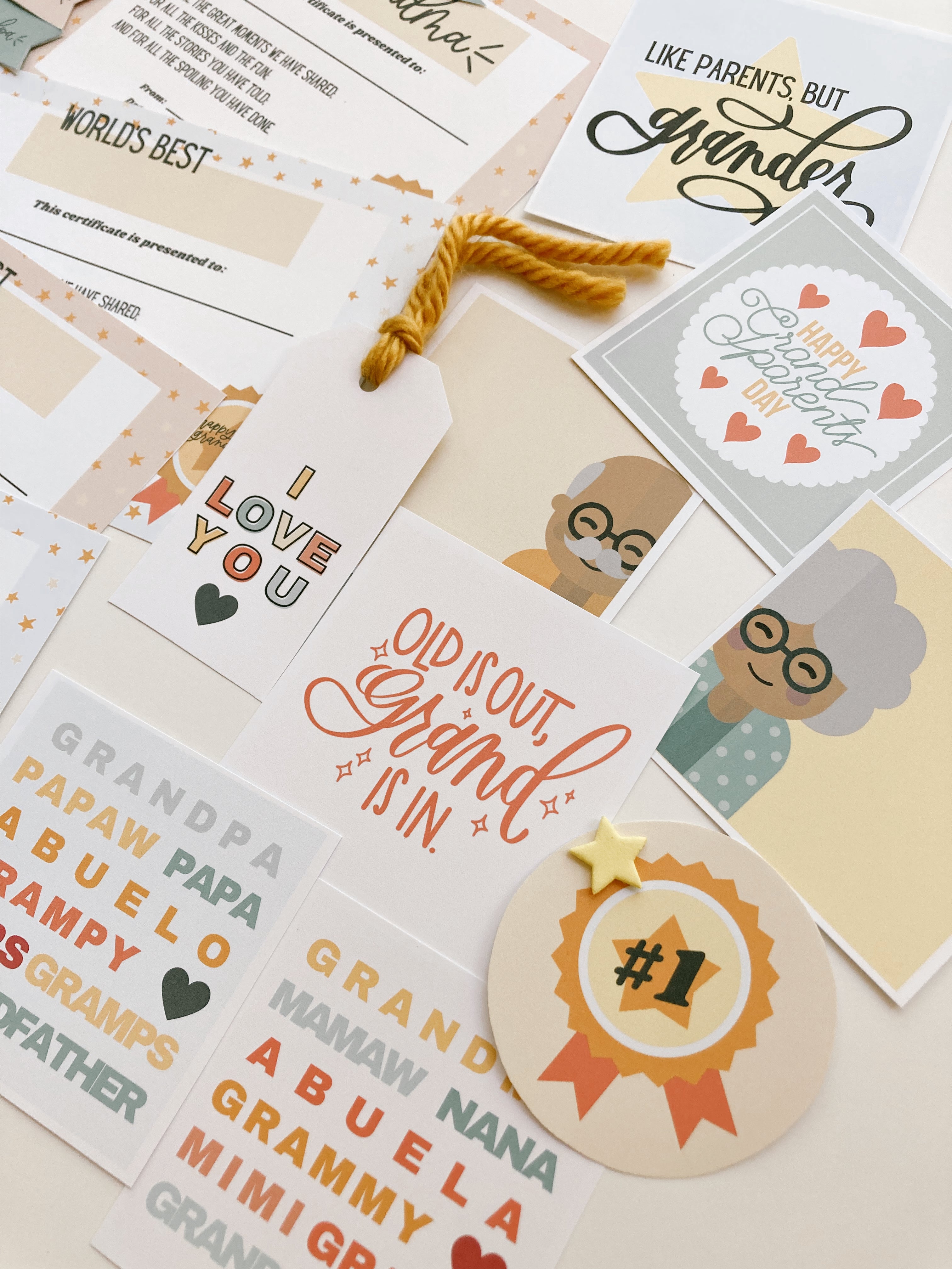 Grandparents Day | Printable Bundle – The Letter Vee