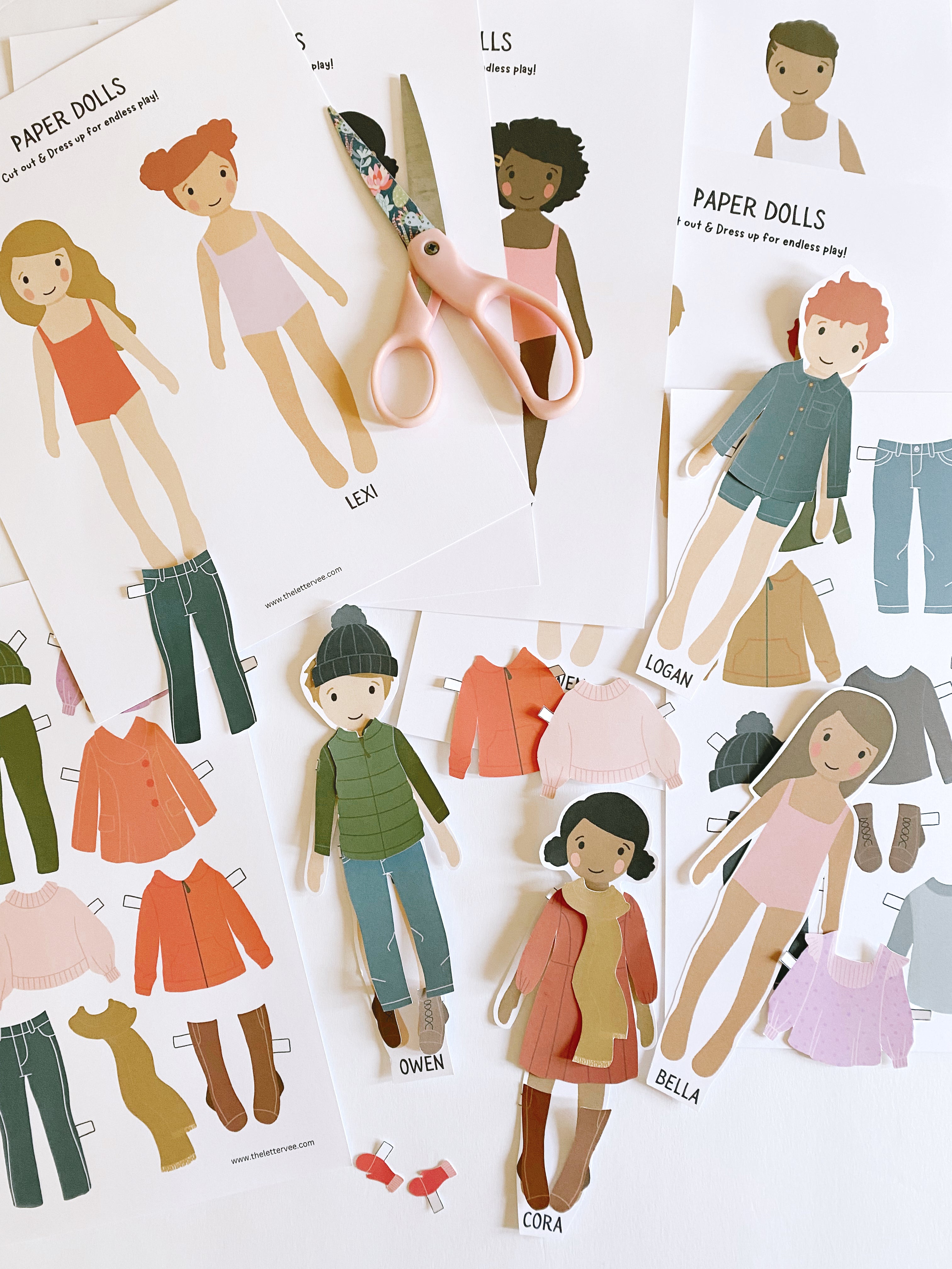 Printable Play – The Letter Vee