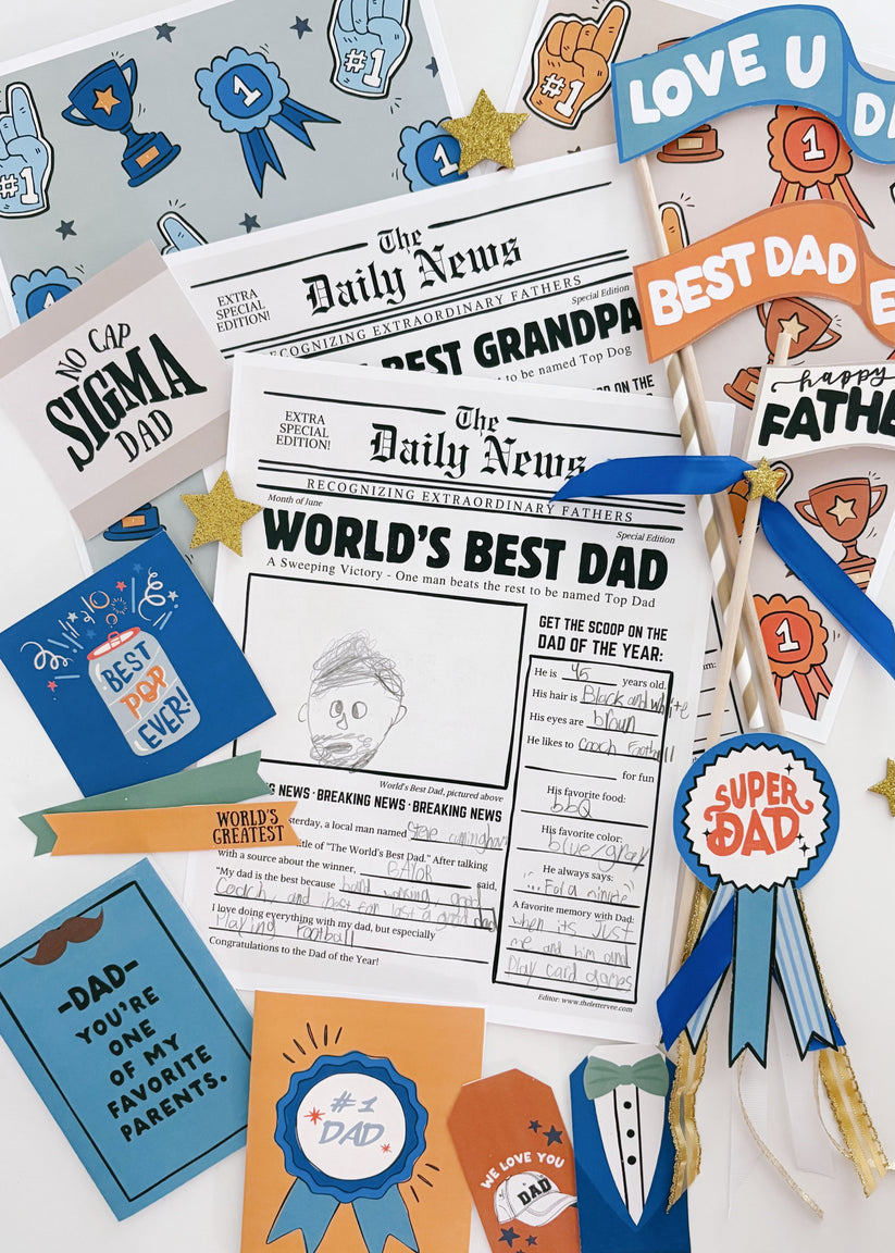 Father's Day Vol. 5 | Printable Father's Day Gift Set – The Letter Vee