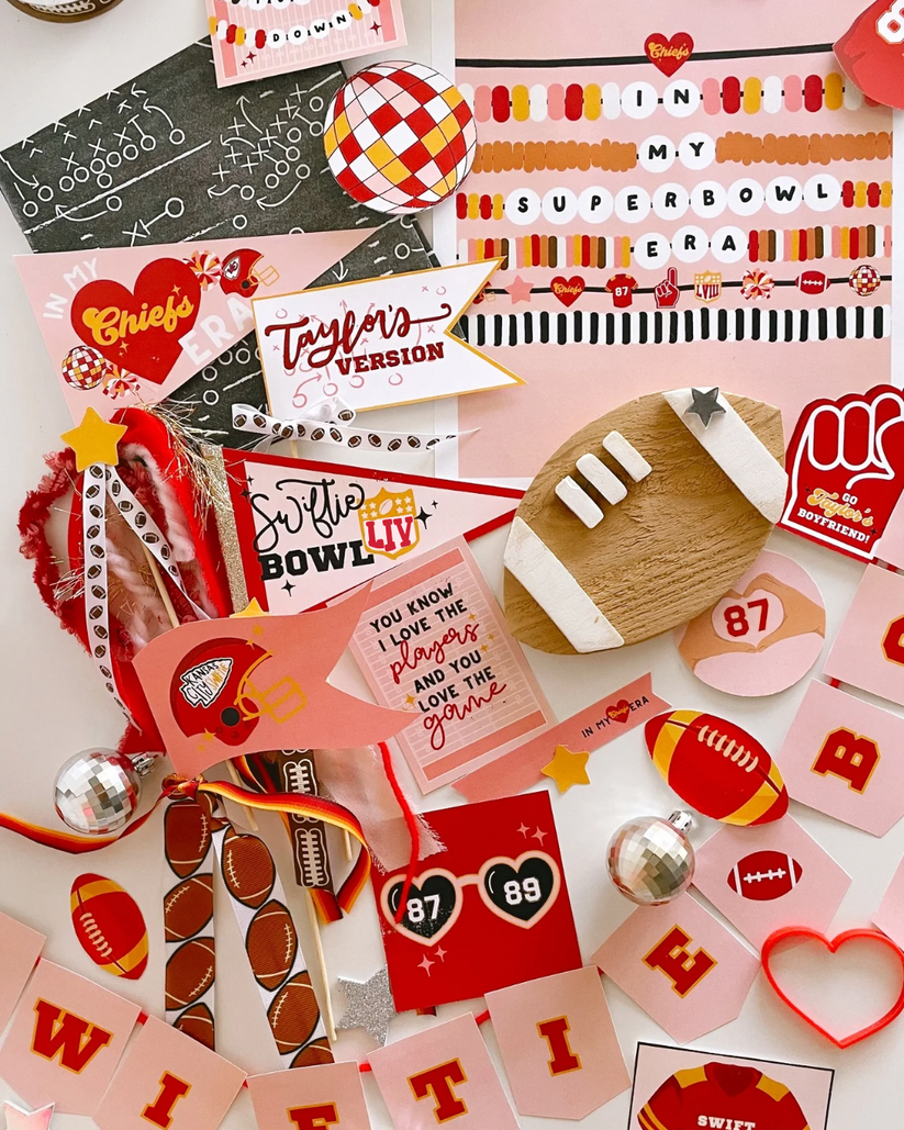 Swiftie Bowl | Taylor Swift Superbowl Prints – The Letter Vee