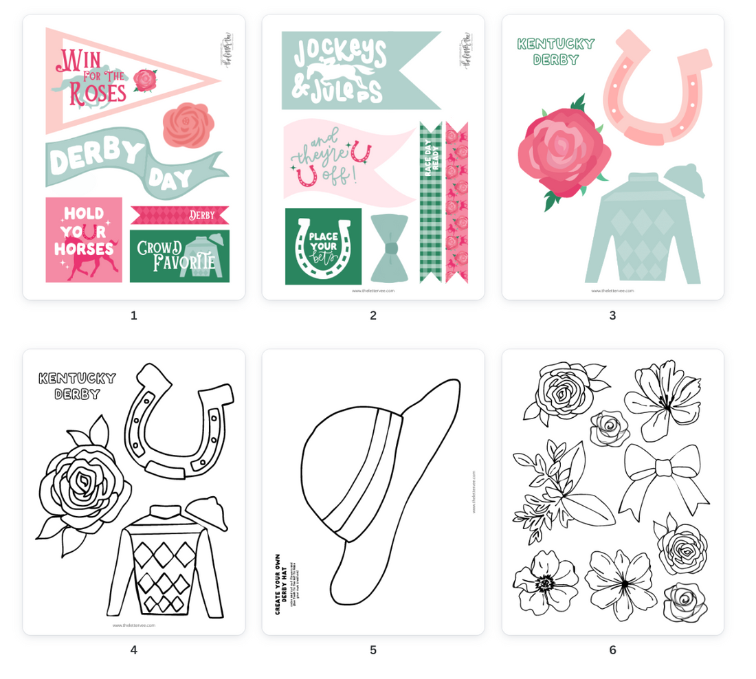 Kentucky Derby | Printable Party – The Letter Vee