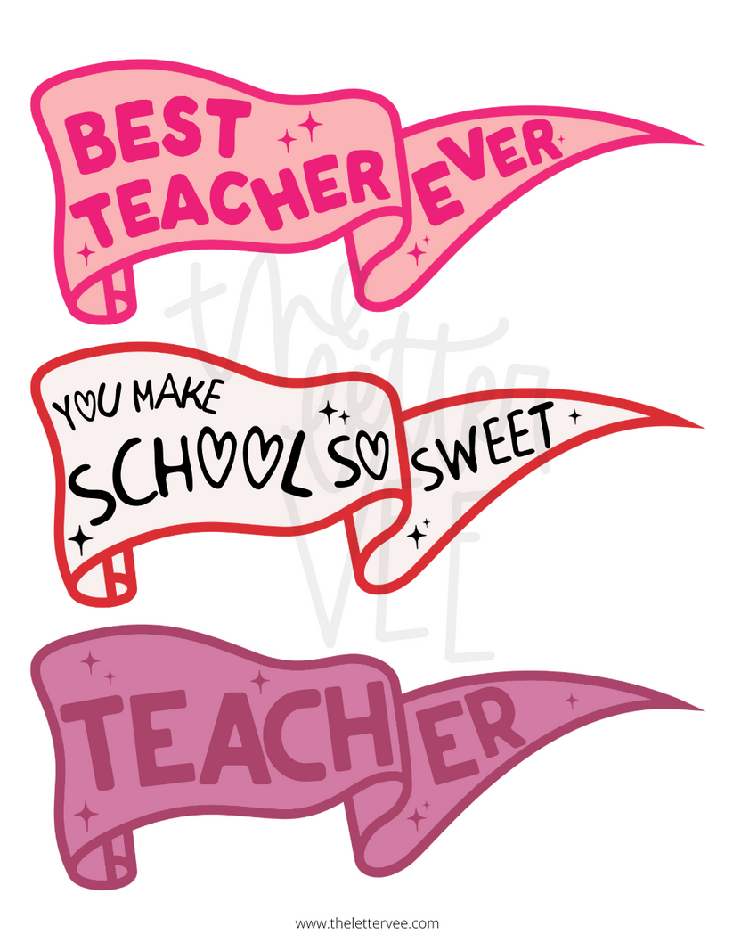Teacher Valentine bundle | Printable Valentines – The Letter Vee