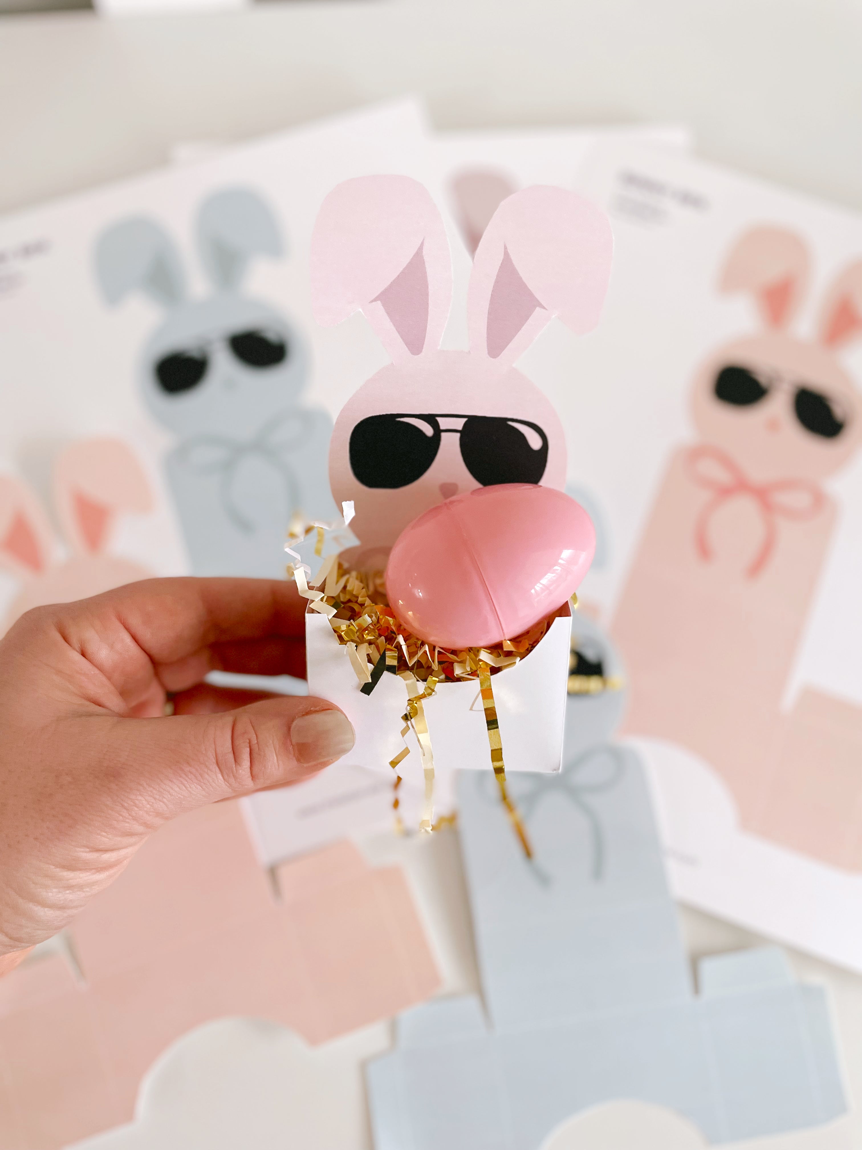 Printable Bunny Box – The Letter Vee