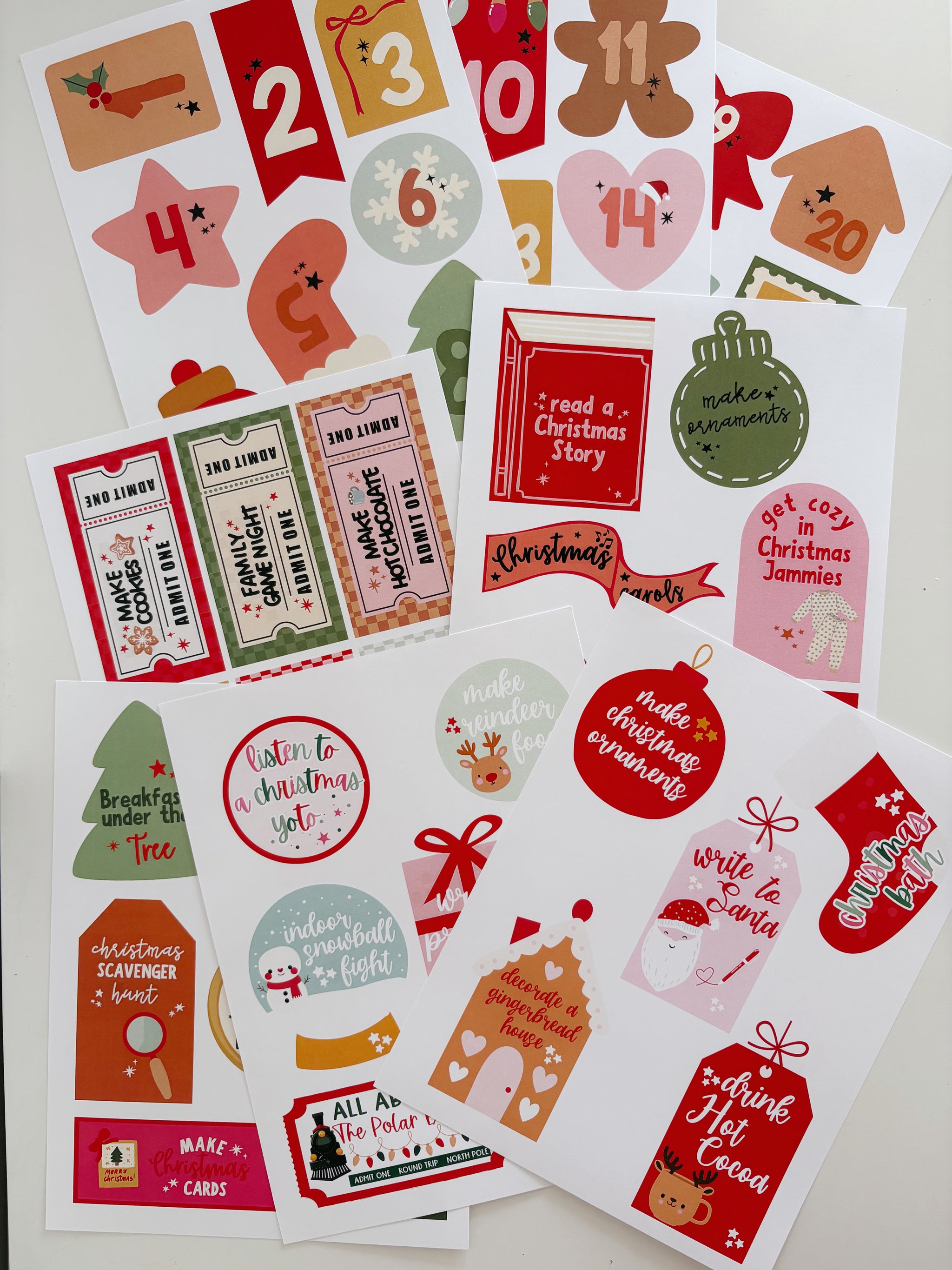 Christmas Advent Calendar | The Letter Vee X Ashley McLaughlin