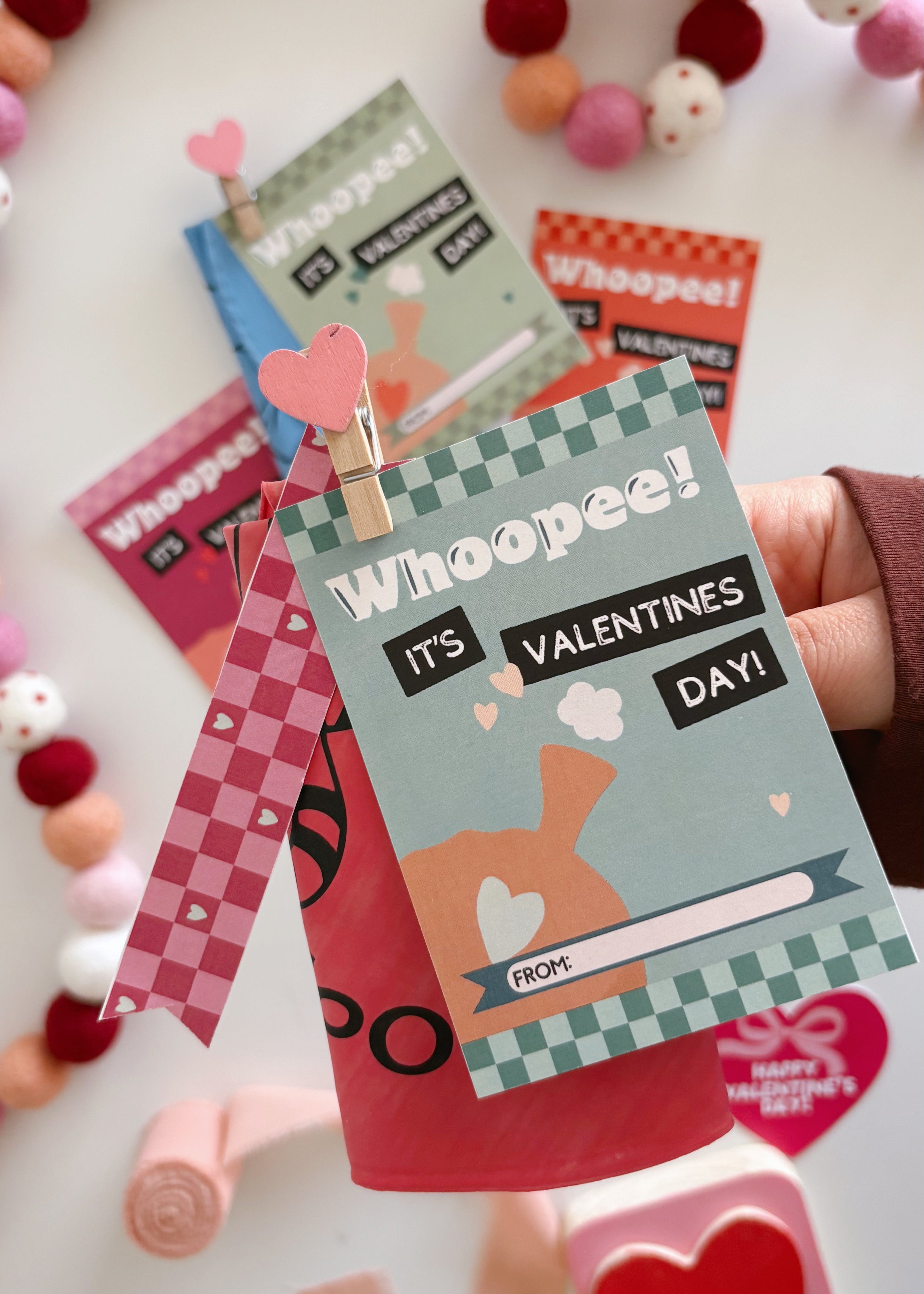 Whoopee Valentines | Printable Valentines – The Letter Vee