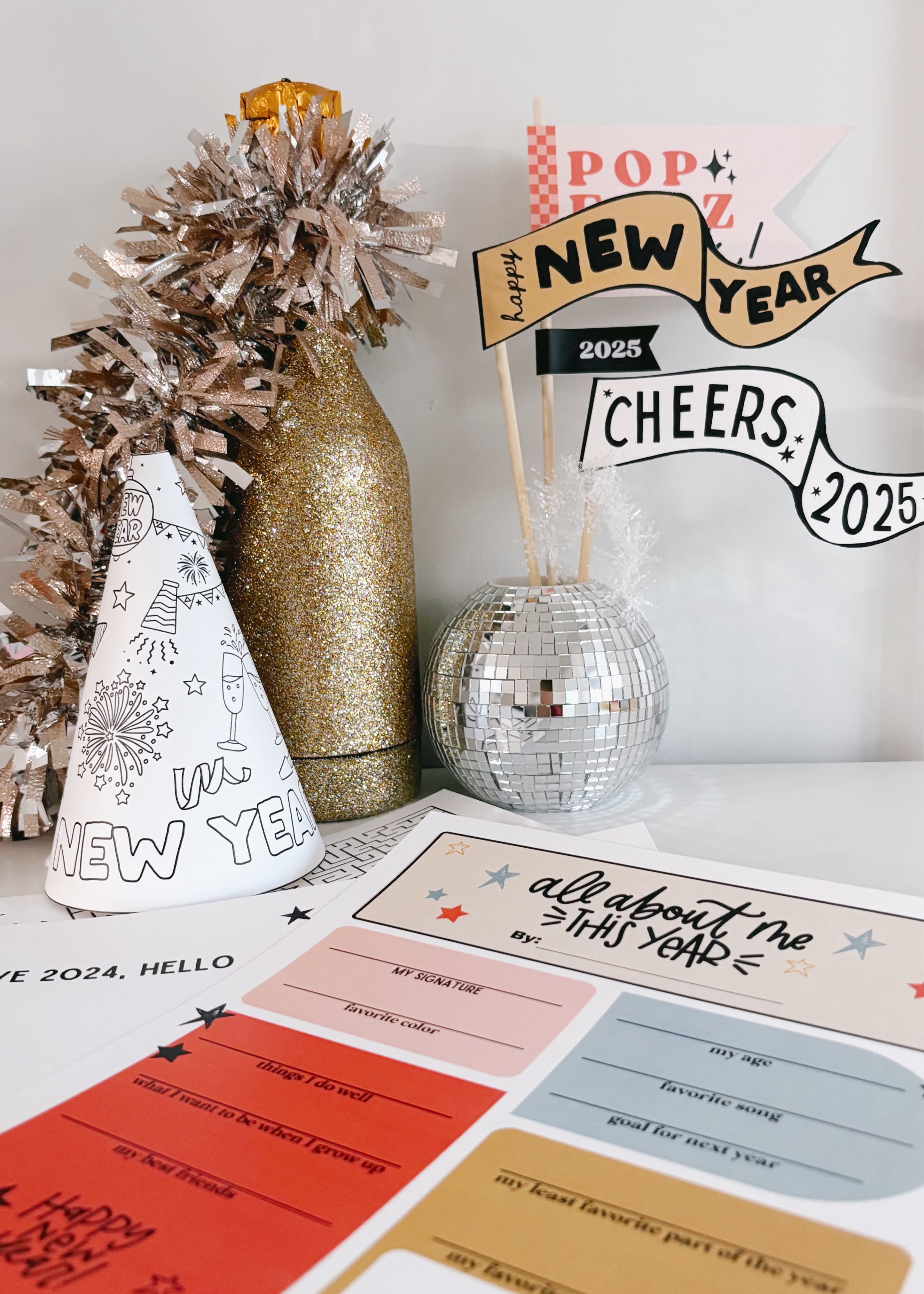 New Years 2025 | Printable Bundle – The Letter Vee