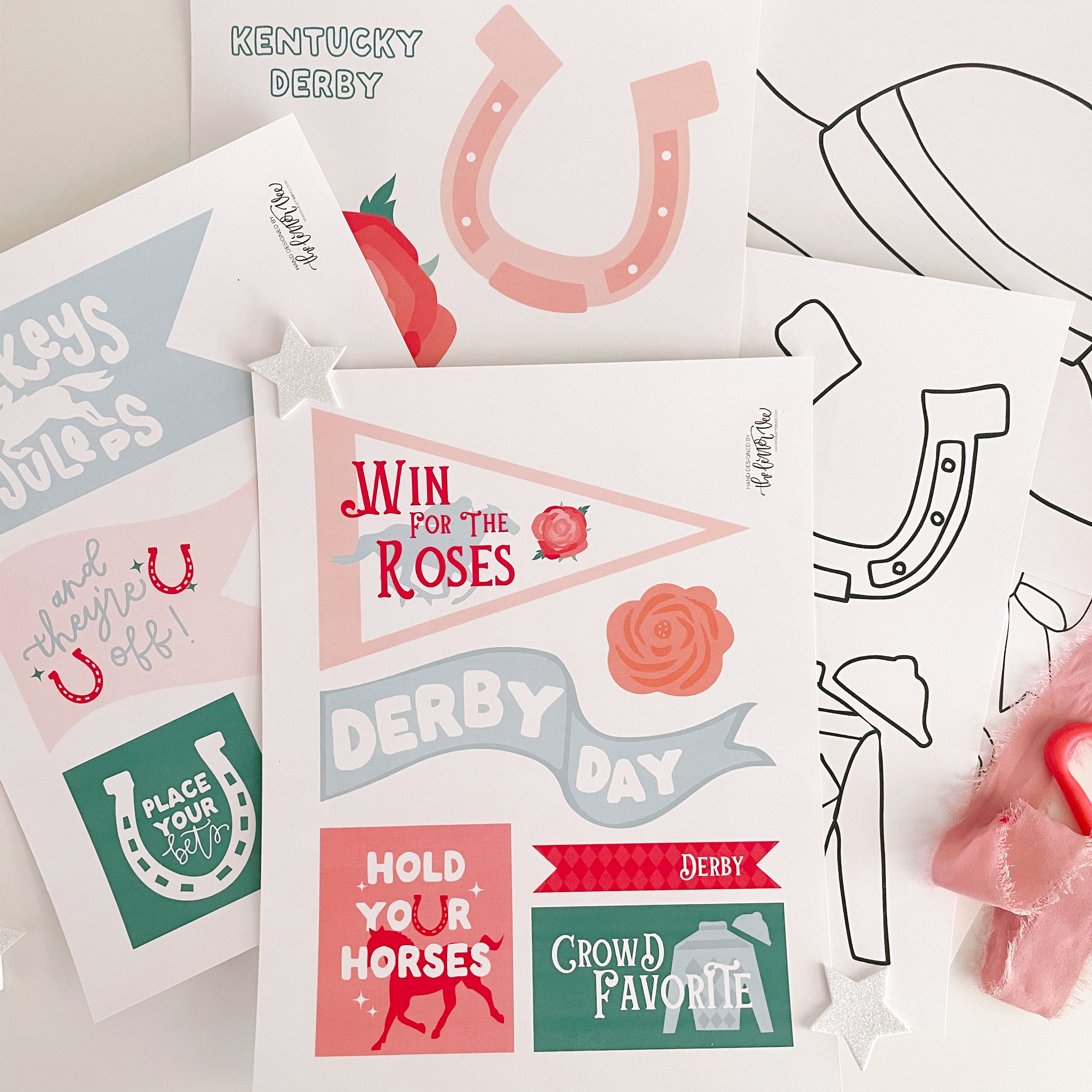 Kentucky Derby | Printable Party – The Letter Vee