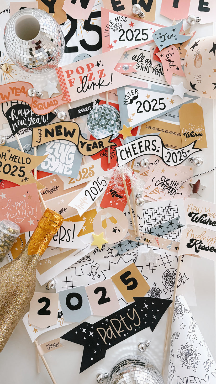 New Years 2025 | Printable Bundle – The Letter Vee