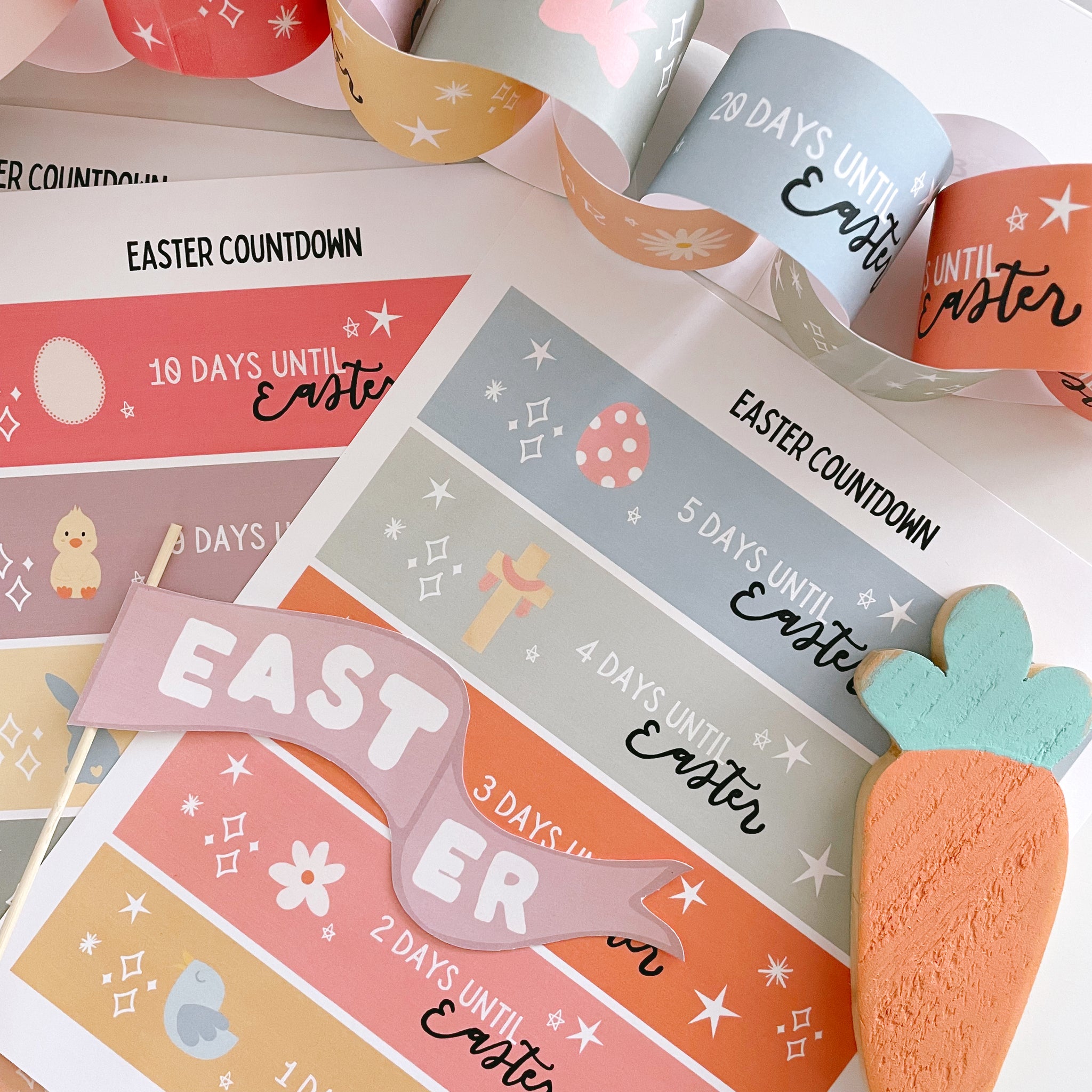Easter Countdown | Printable Activity – The Letter Vee