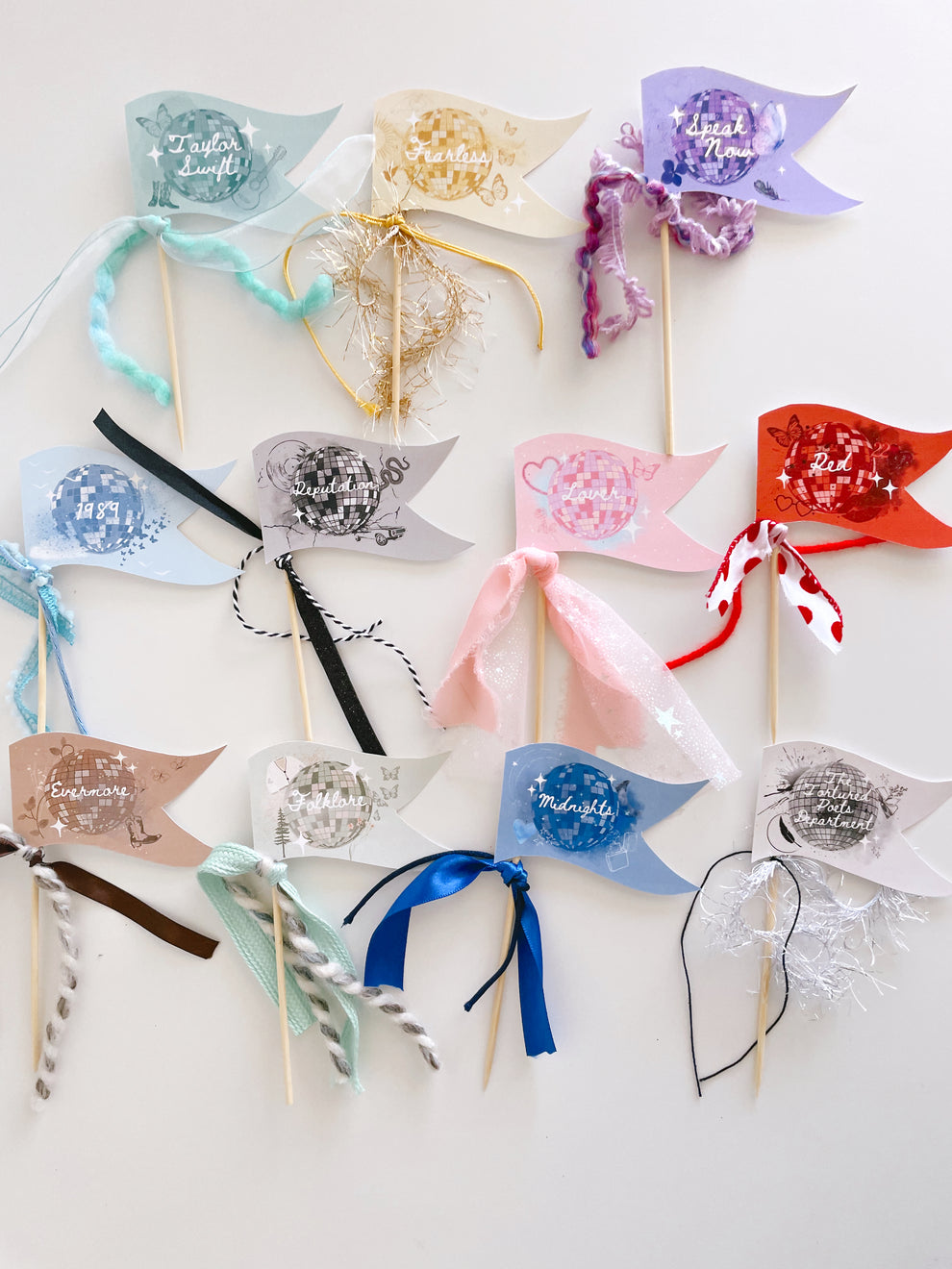 Taylor Swift Eras flags | Printable flags/pennants – The Letter Vee