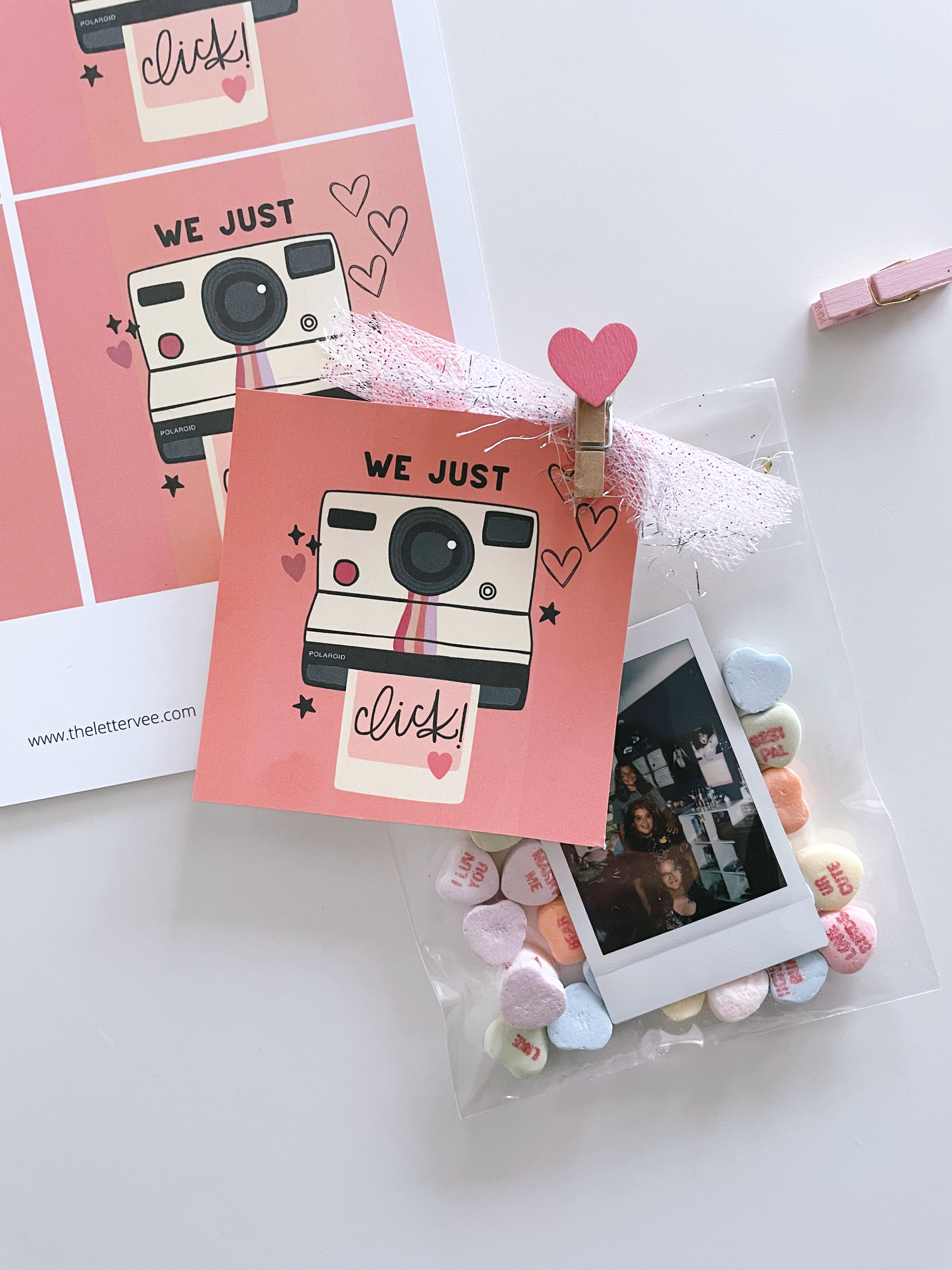 We just CLICK Valentines | Printable Valentines – The Letter Vee