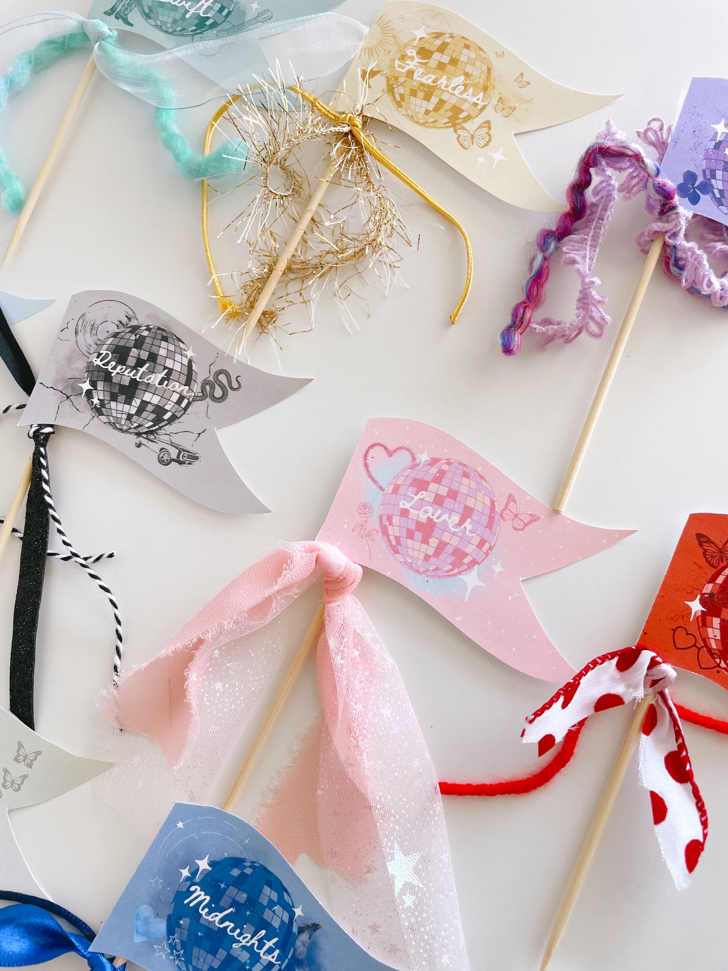 Taylor Swift Eras flags | Printable flags/pennants – The Letter Vee