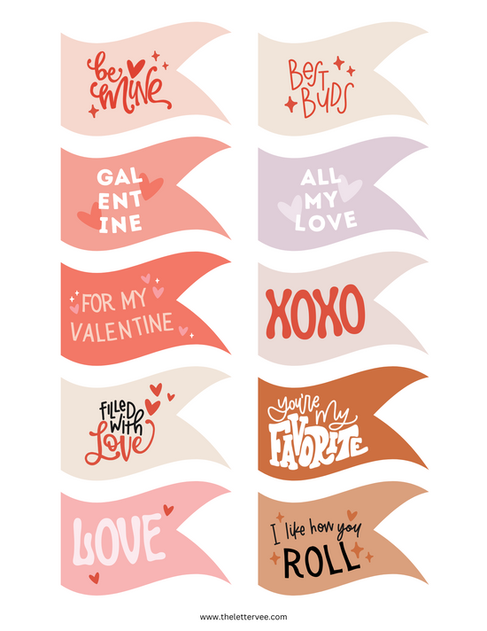 Cuter than Cupid | Tags and Flags – The Letter Vee