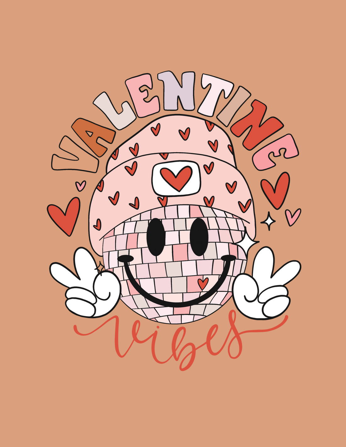 Disco Valentine Vibes | Framable Art Prints – The Letter Vee