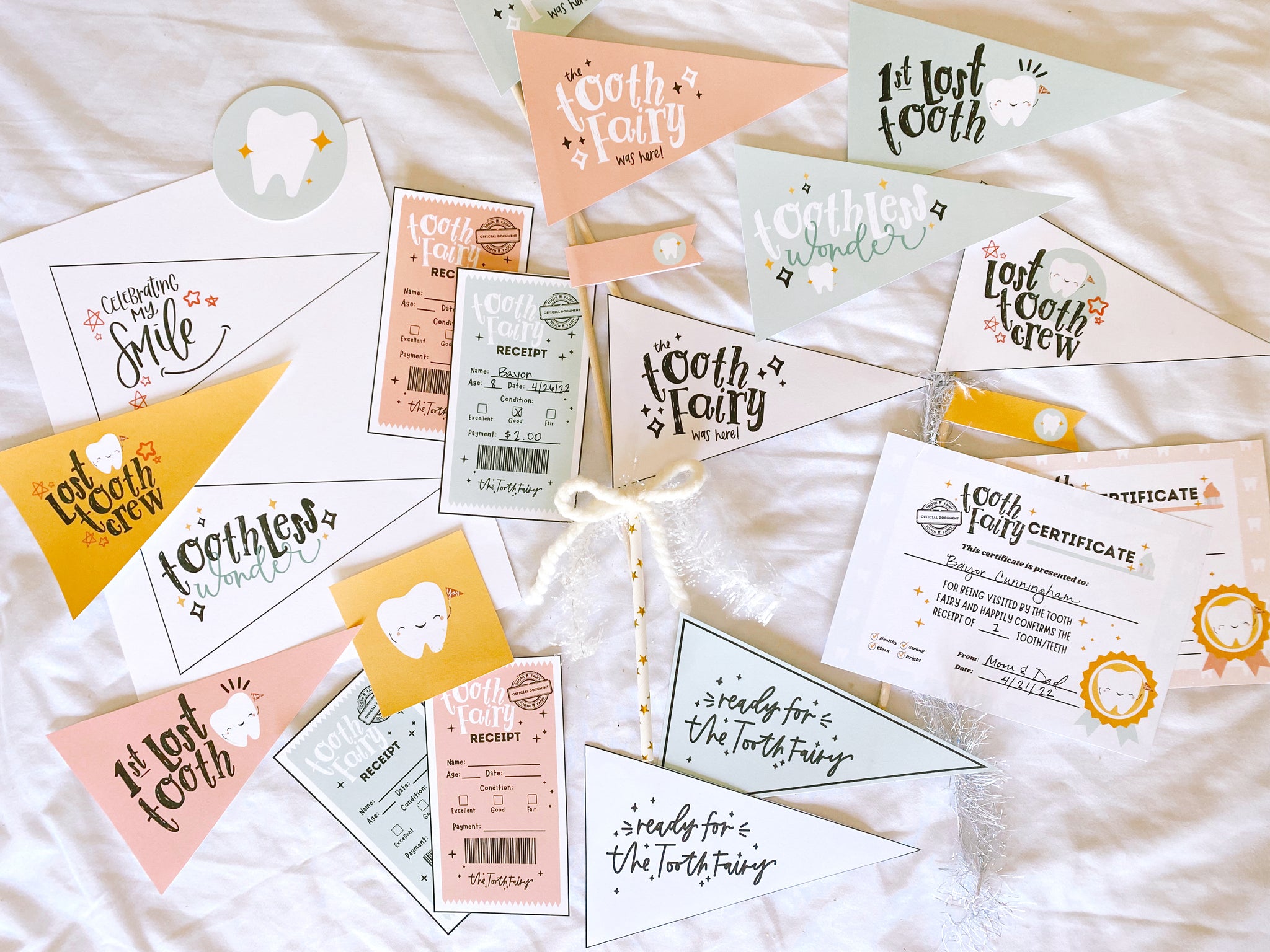Tooth Fairy Kit | Printable Bundle – The Letter Vee