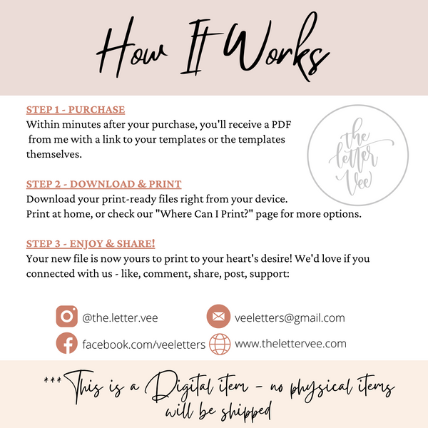 Back to School | Printable Bundle – The Letter Vee