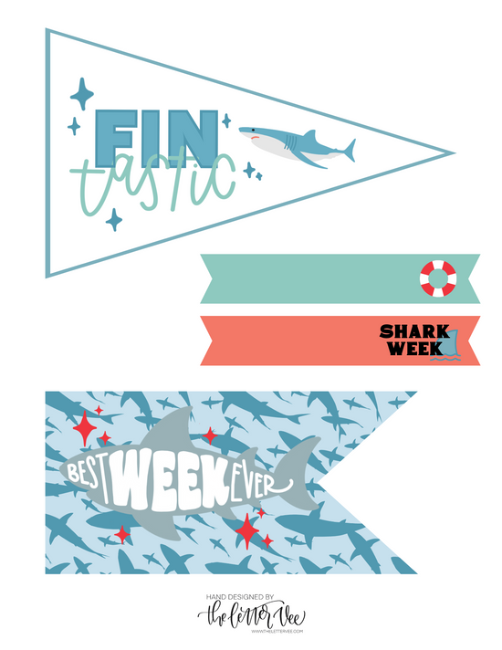 Shark Week bundle | Printable Bundle – The Letter Vee