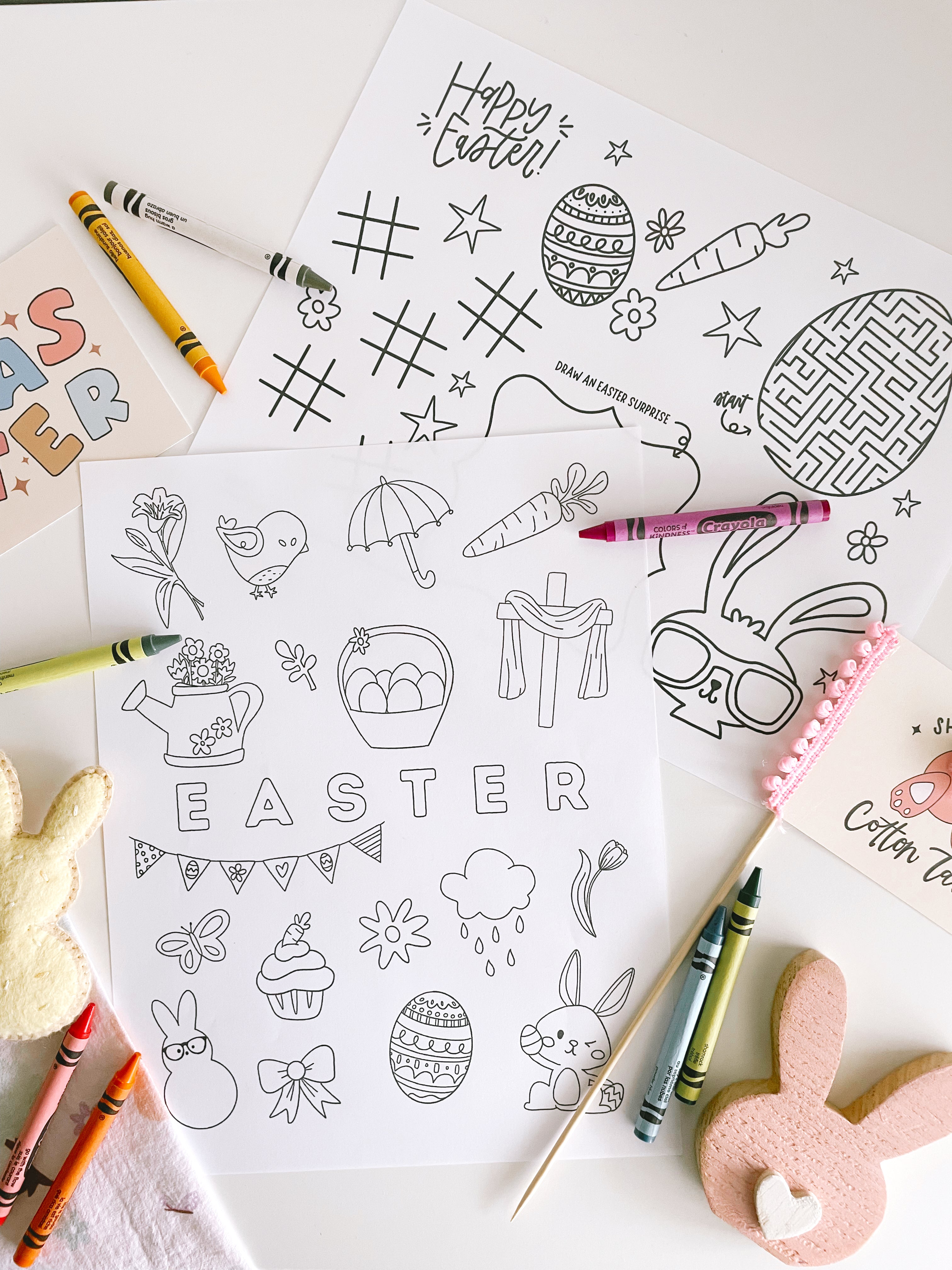 Custom EASTER Name Coloring Page – The Letter Vee