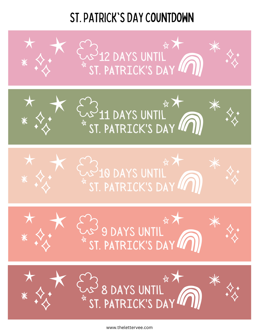 St. Patrick's Day – The Letter Vee