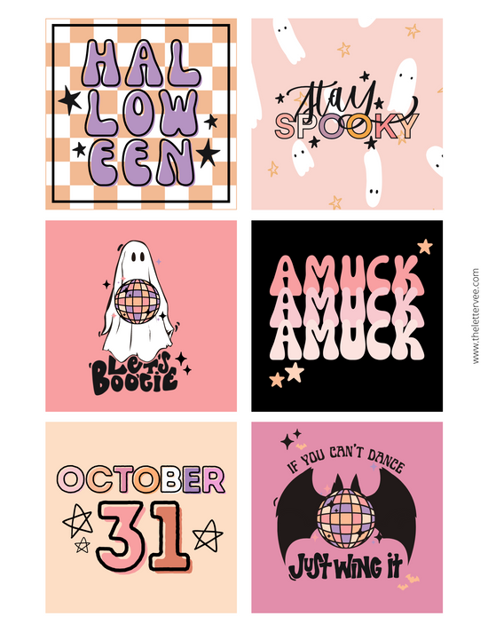 Stay Spooky Retro Halloween | Holiday Bundle – The Letter Vee