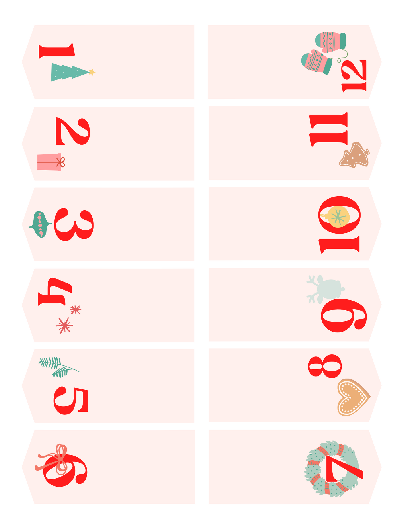 Advent Calendar Activity | Printable bundle – The Letter Vee