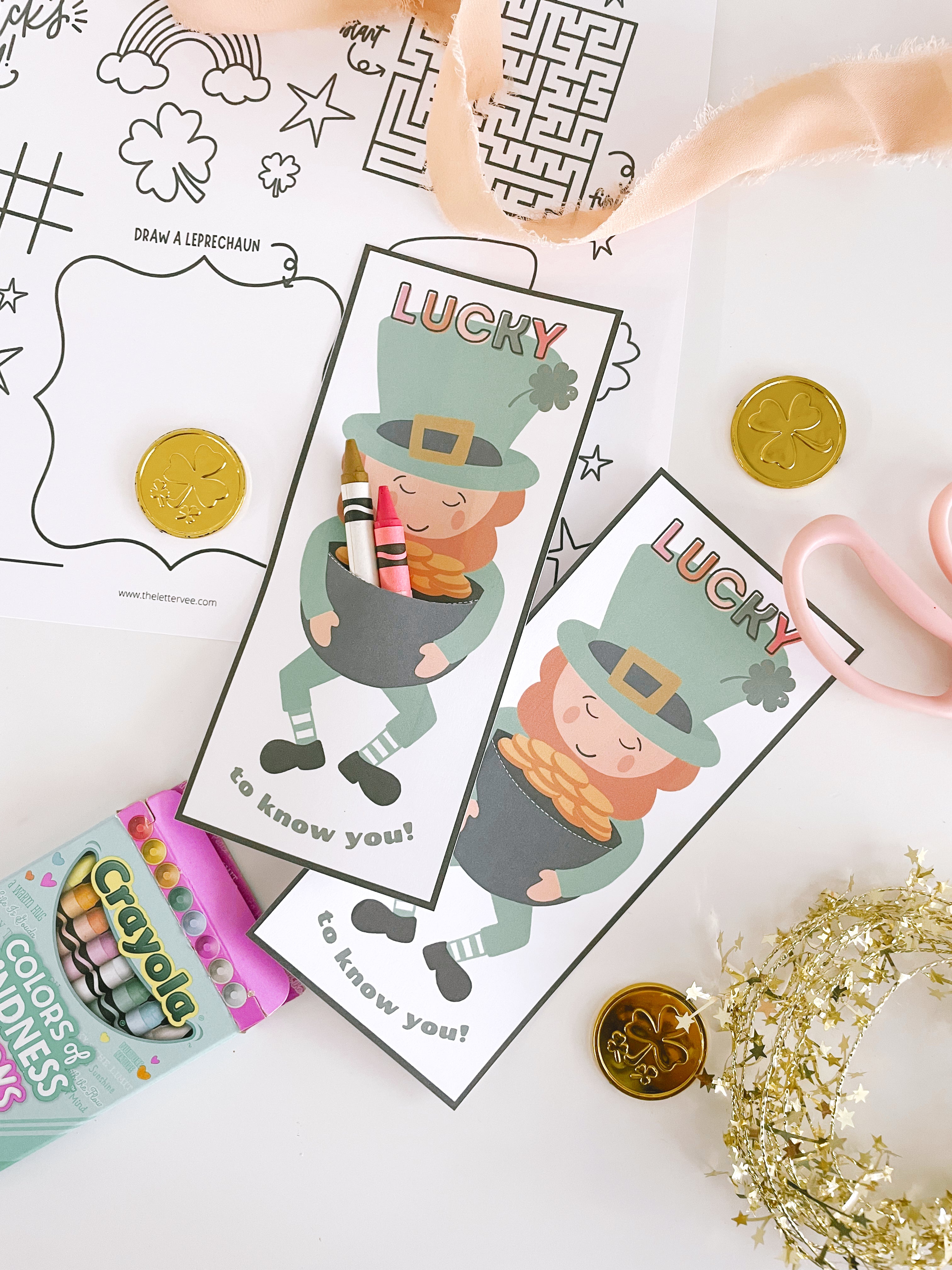 Leprechaun Holders | Printable treat holders – The Letter Vee