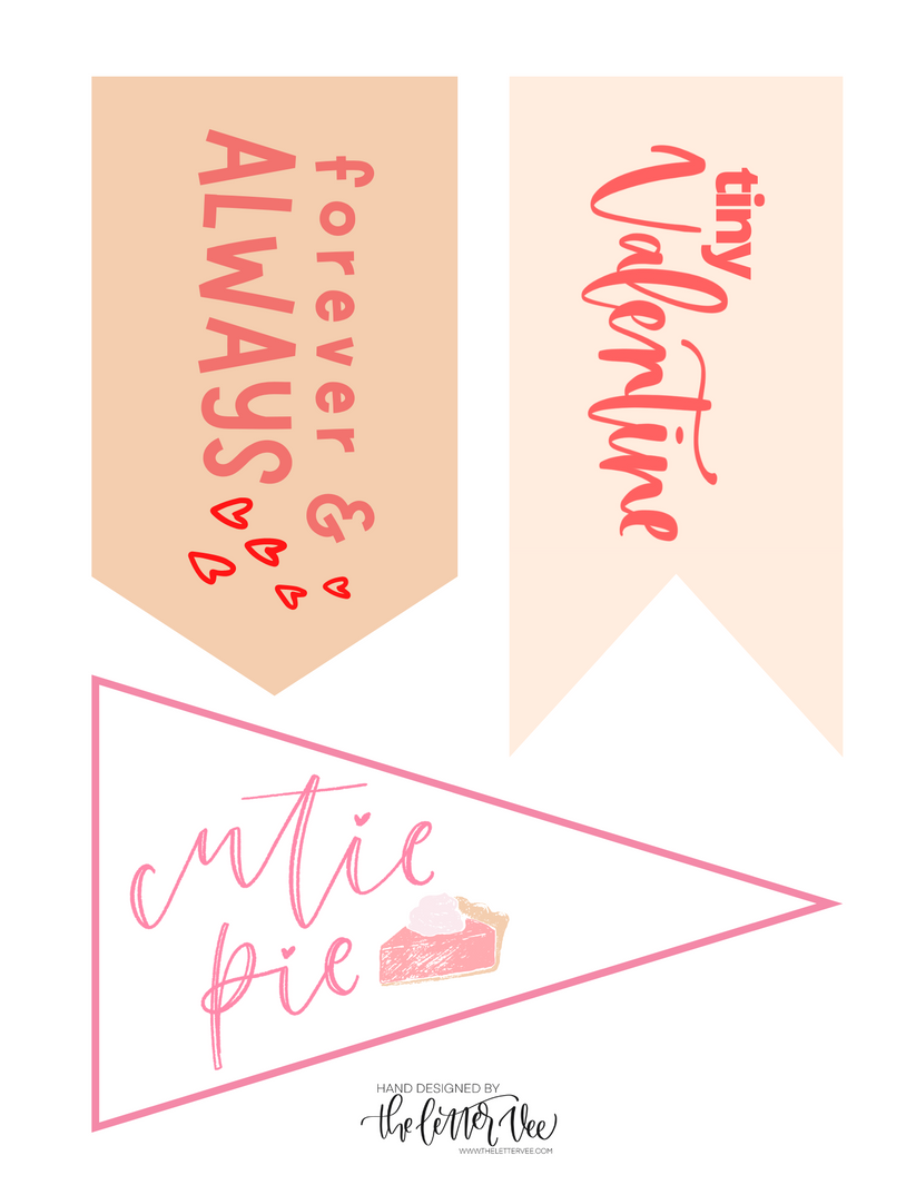 Valentine Bundle | Printable bundle – The Letter Vee