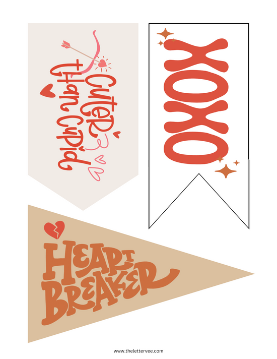 Cuter than Cupid | Tags and Flags – The Letter Vee
