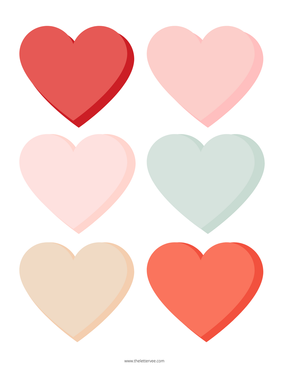 Valentine Bundle | Printable bundle – The Letter Vee