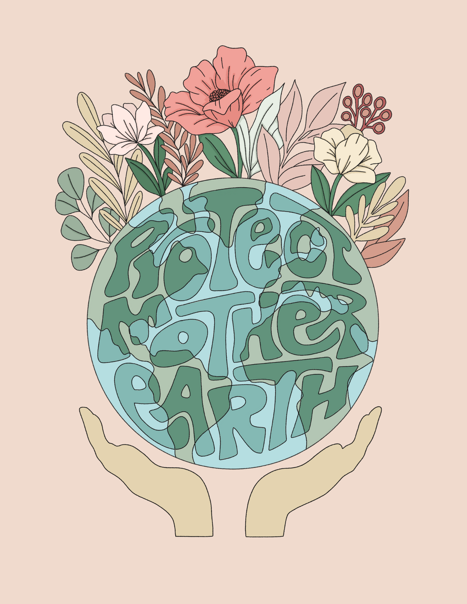 Protect Mother Earth | Framable Art Prints – The Letter Vee