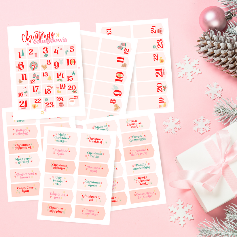 Advent Calendar Activity | Printable bundle – The Letter Vee